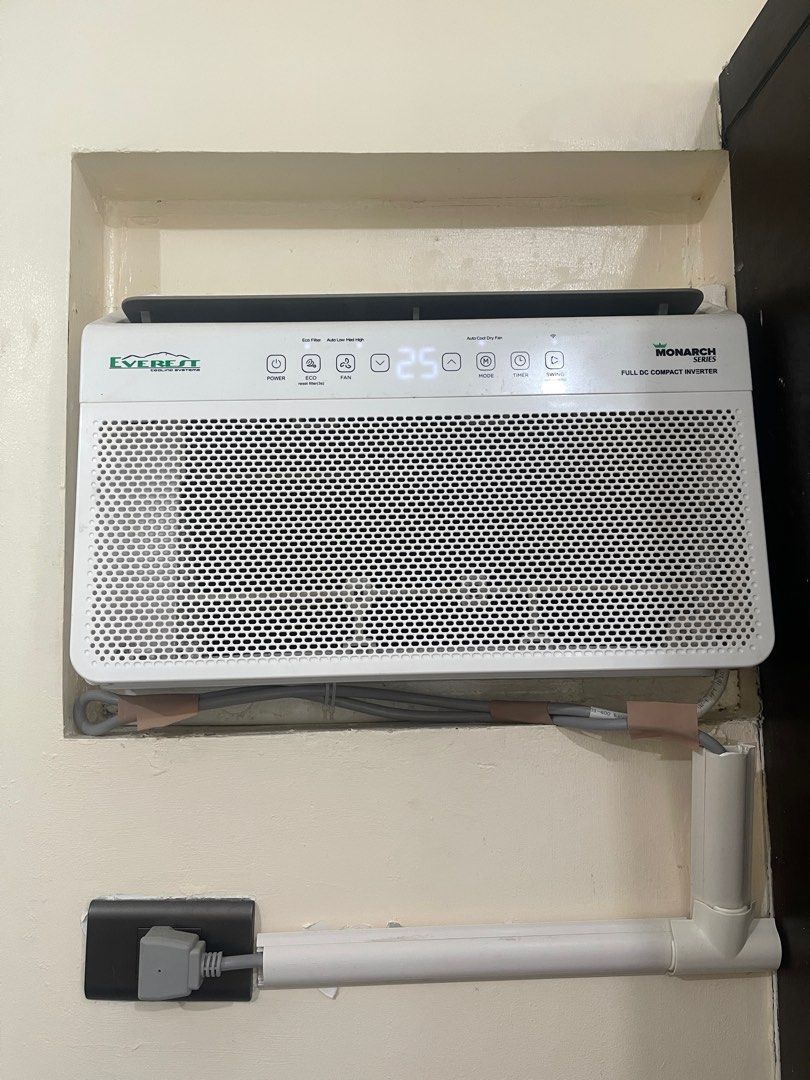 EVEREST 1.5HP Inverter Window Type Aircon/ Full Dc/ Wifi Function ...