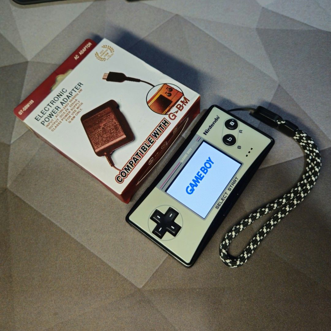 Gameboy Micro GBM, Video Gaming, Video Game Consoles, Nintendo on Carousell