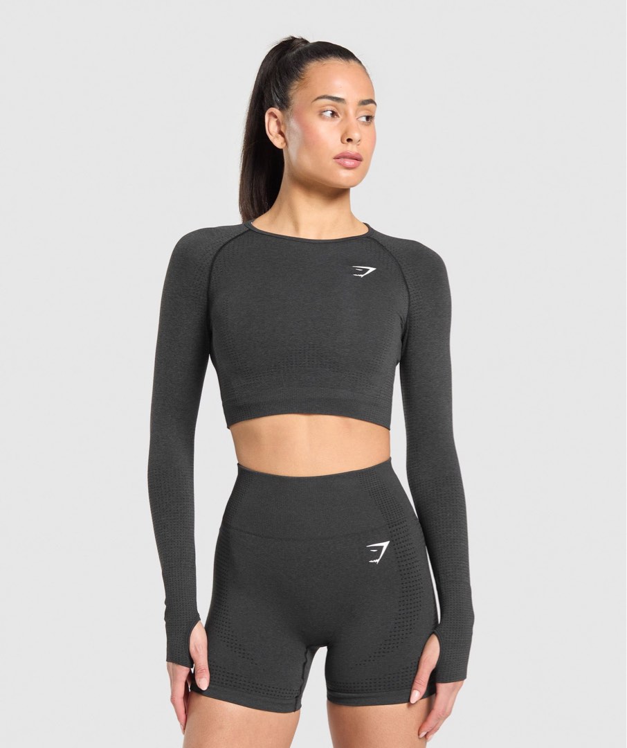 Gymshark VITAL CROP TOP Compression Fit small, Women's Fashion ...