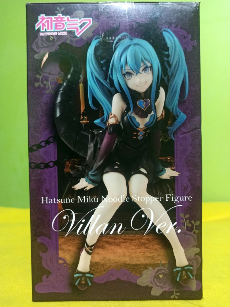 Hatsune Miku Villain Ver. - FuRyu Noodle Stopper Sitting Figure ...