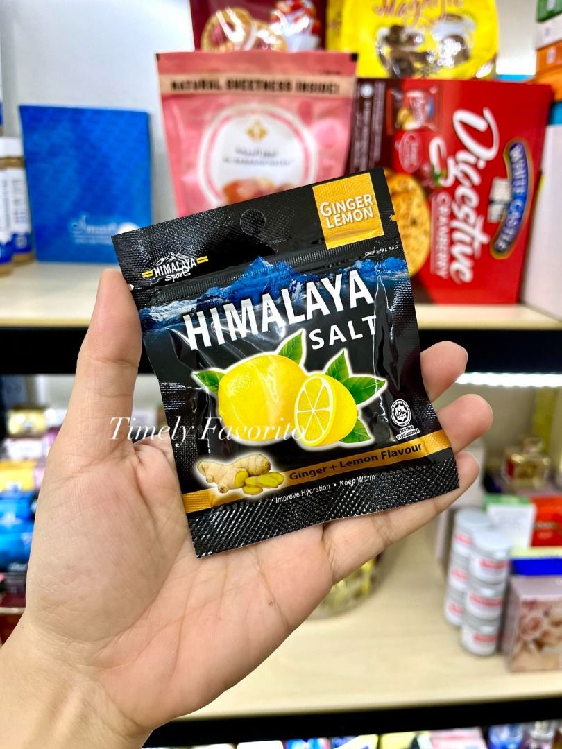 Himalaya Sports Salt Ginger Lemon/Mint Lemon/Honey Lime Candy 15g, Food ...