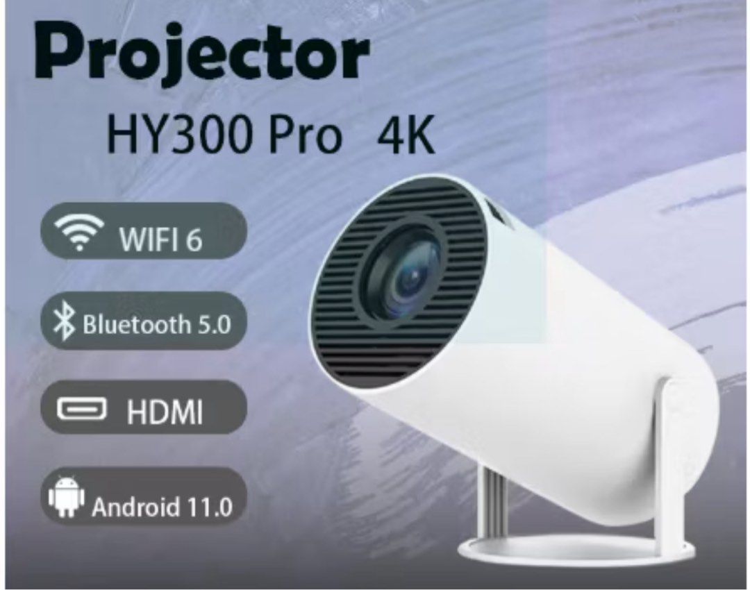 HY300 Pro 4K Projector - Built-in Android 11.0, TV & Home Appliances ...