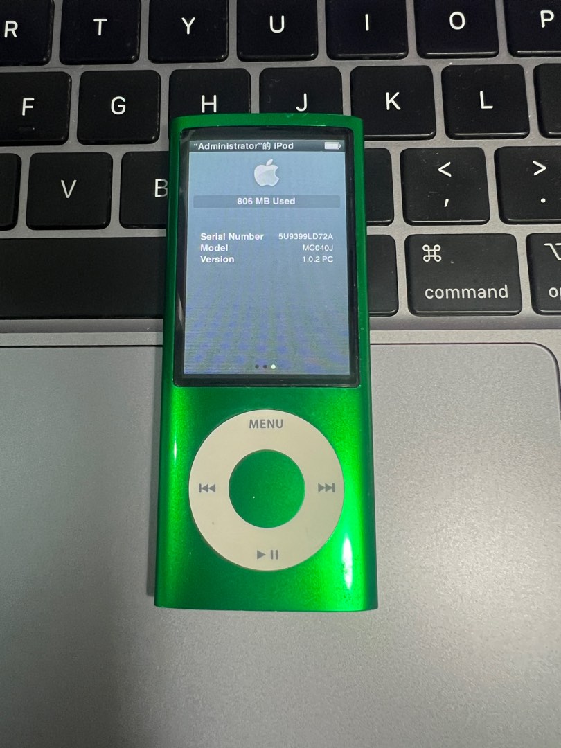 Ipod Nano 5 , 8GB Green (No.15 ) Music Player MP3 MP4, Audio, Portable ...