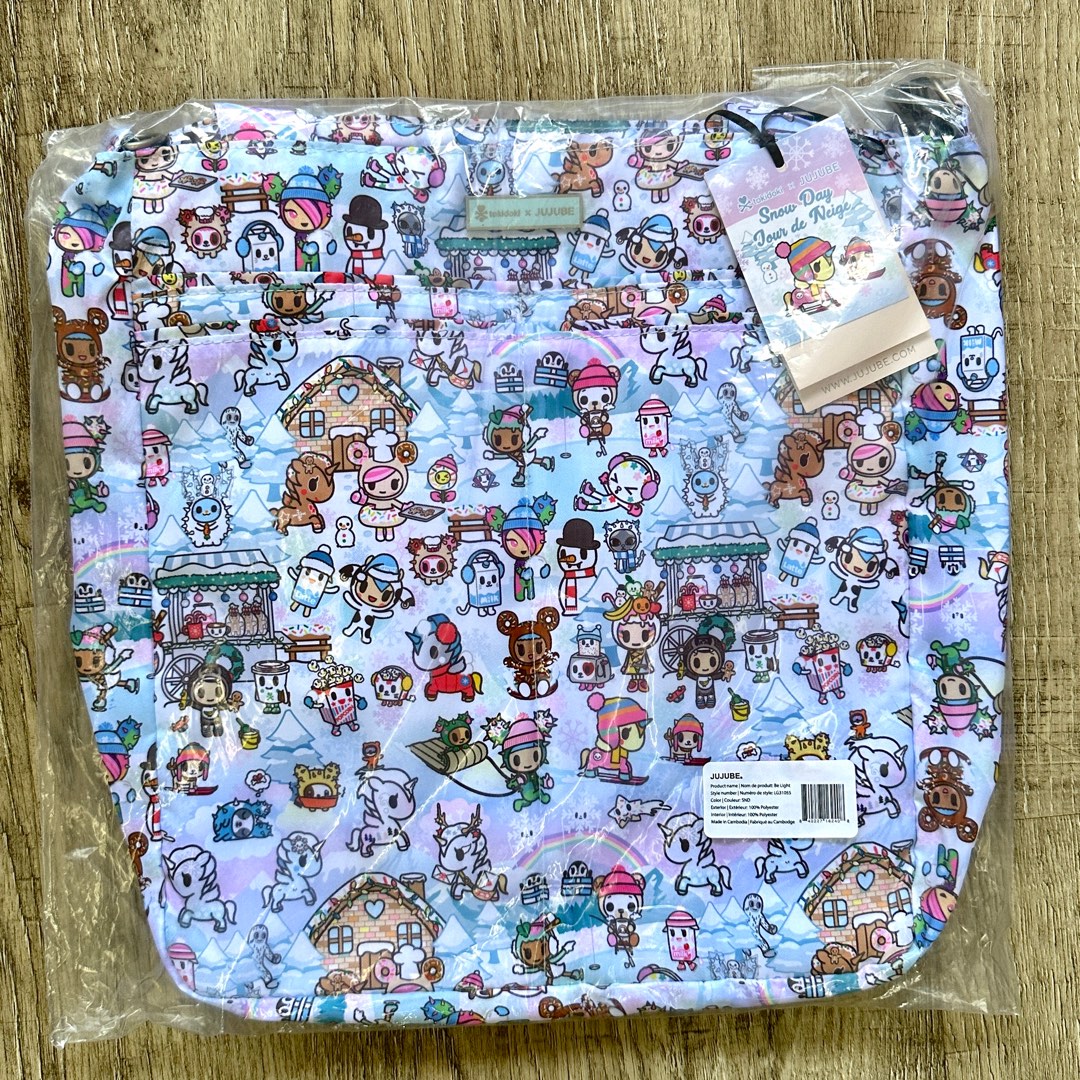 JuJuBe x Tokidoki Snow Day be light Tote Bag, Women's Fashion, Bags ...
