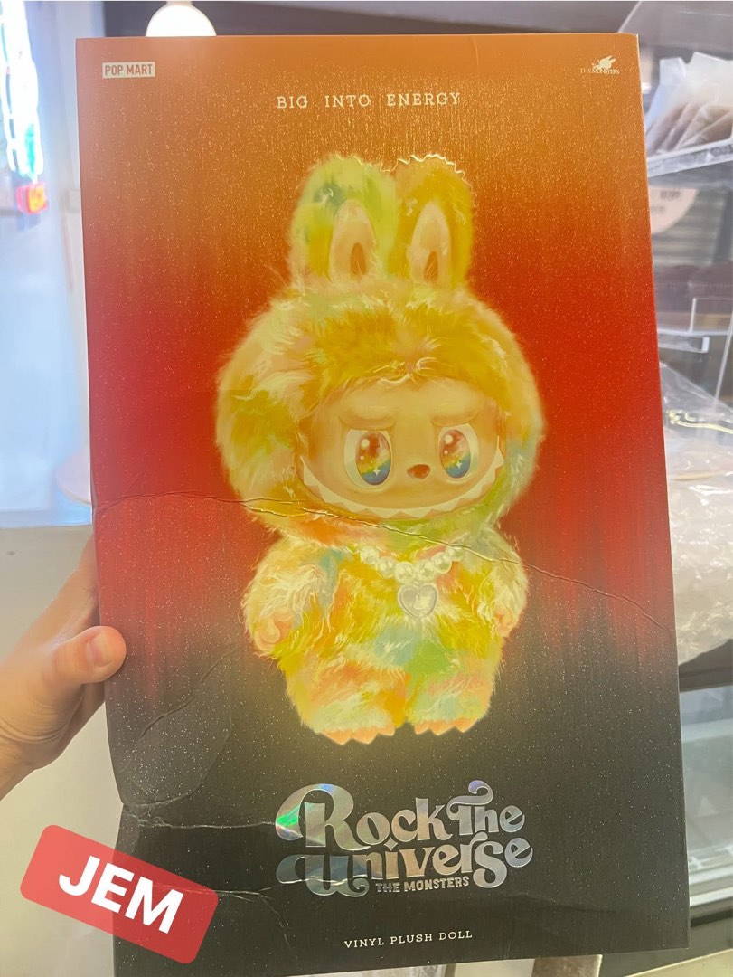 Labubu Big into Energy Rock the Universe (dented box), Hobbies & Toys ...