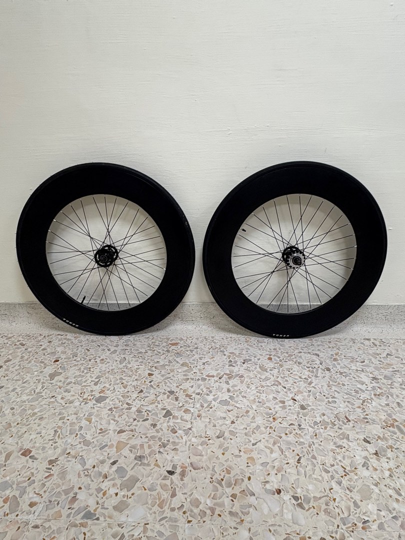 Legend Aero Wheelset - Black, Sports Equipment, Bicycles & Parts, Parts ...