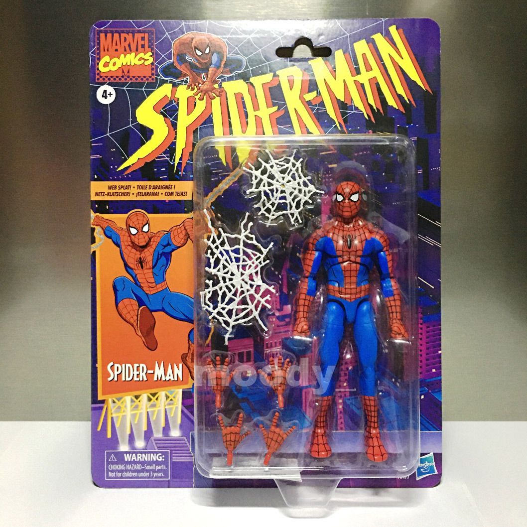Marvel Legends Retro Vintage The Animated Series TAS Spider-Man (Cel ...