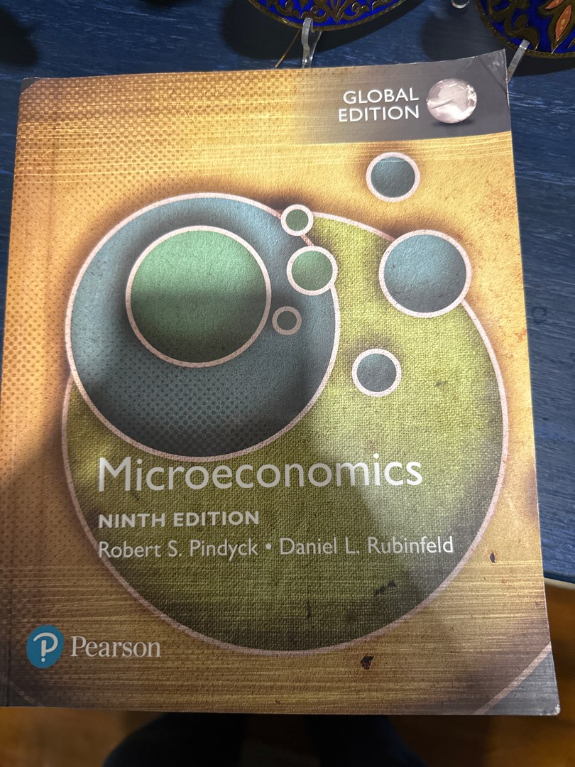 Microeconomics 9th Edition by Pindyck and Rubinfeld, Hobbies & Toys ...