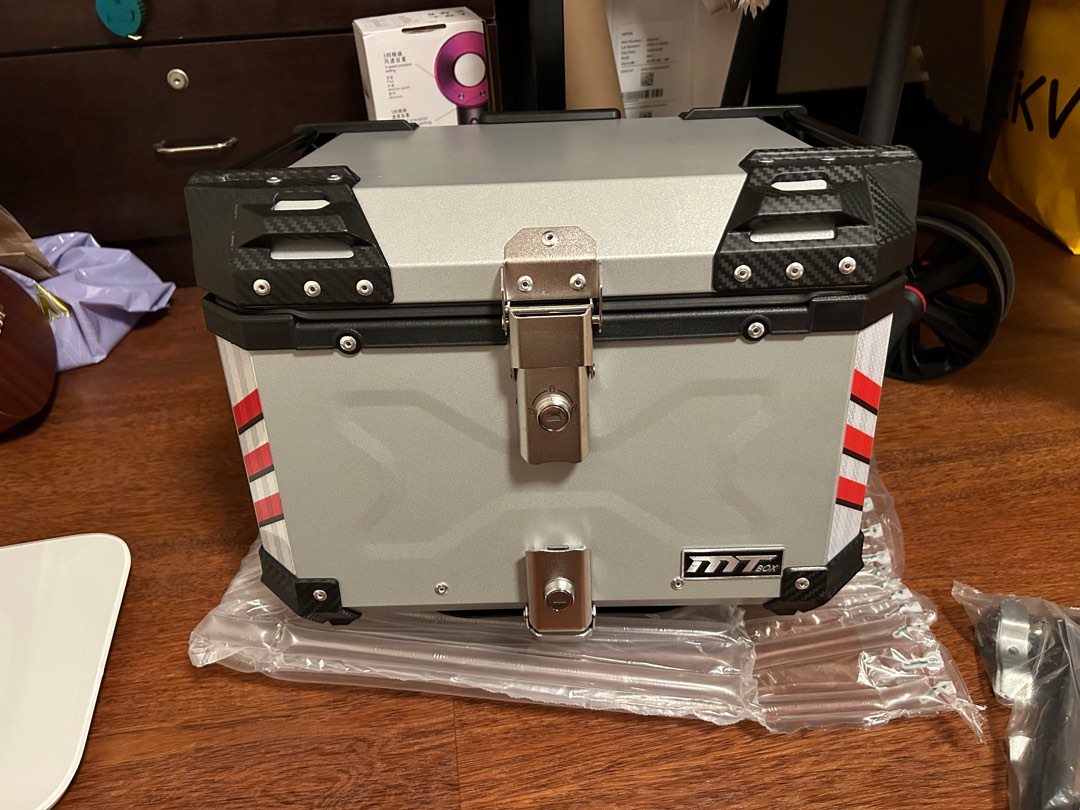 45L Motorcycle Top Box, Motorcycles, Motorcycle Accessories on Carousell