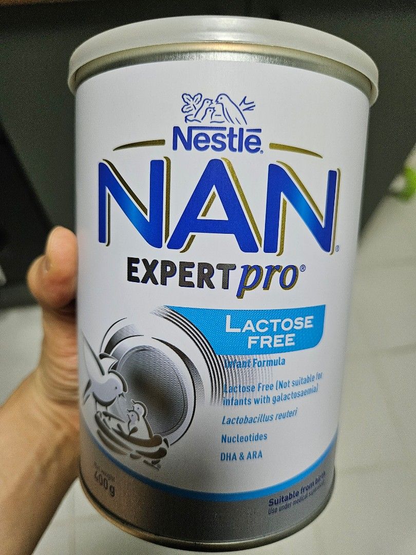 (Opened) Nestle NAN Expert Pro Lactose Free Infant Formula, Babies ...