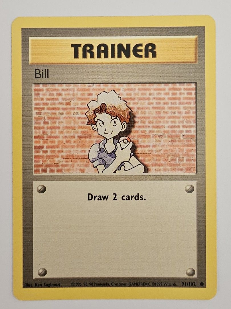 Pokemon TCG Bill Trainer Card, Hobbies & Toys, Memorabilia ...