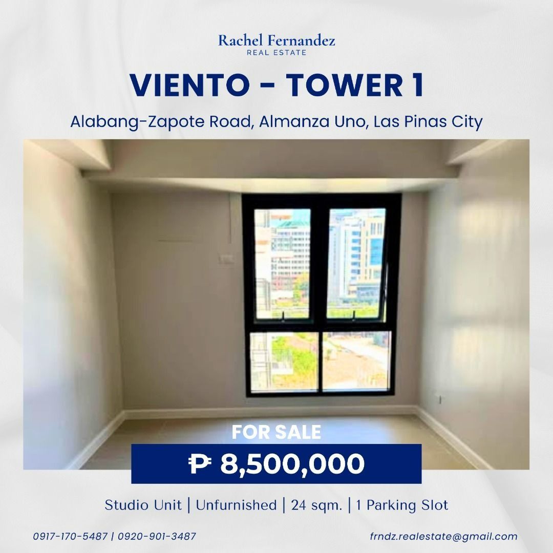 RUSH SALE: Viento at Cerca Tower 1, Studio Unit - Cerca, Alabang ...