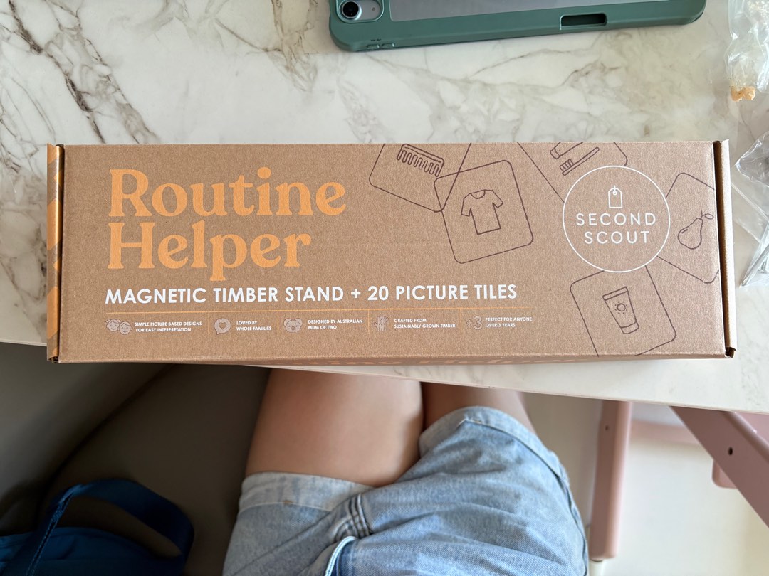 Second Scout Routine Helper Magnetic Timber Stand, Babies & Kids ...