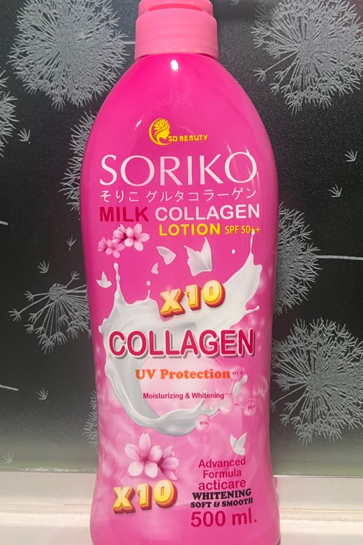 Soriko Milk Collagen Lotion SPF 50+ 500ml, Beauty & Personal Care, Bath ...