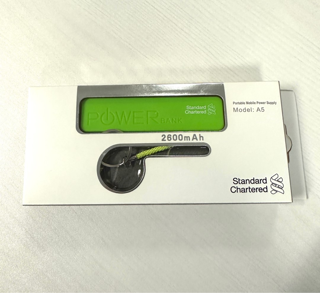 Standard Chartered A5 Power Bank - 2600mAh, Mobile Phones & Gadgets ...
