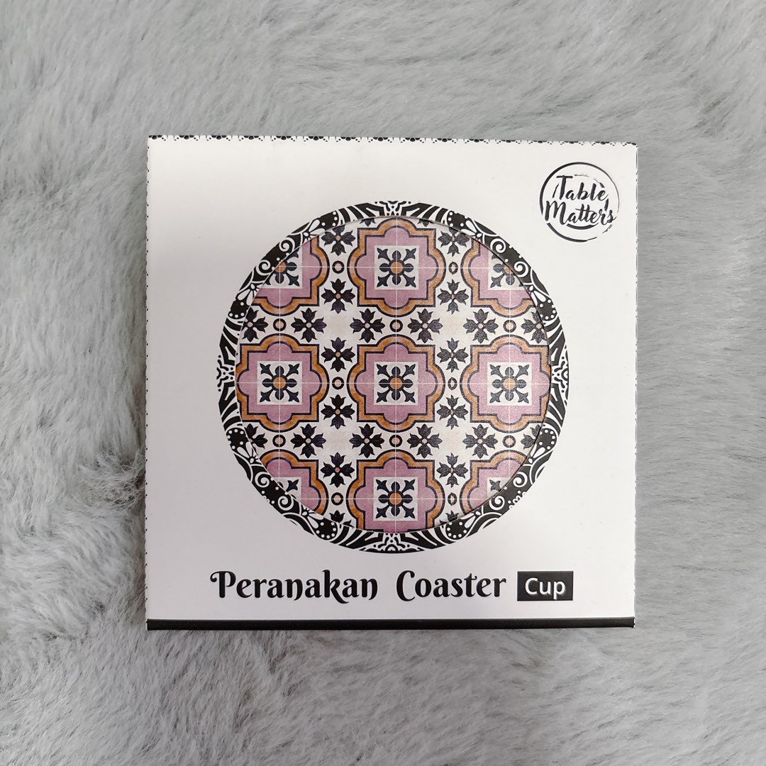 Table Matters Peranakan Ceramic Coaster, Furniture & Home Living ...
