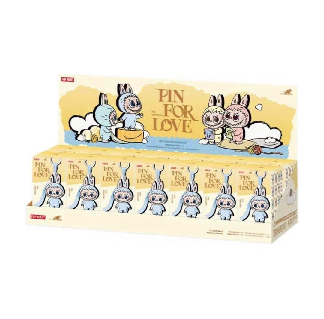 THE MONSTER PIN FOR LOVE SERIES - Vinyl Plush Pendant blind box (A-M ...