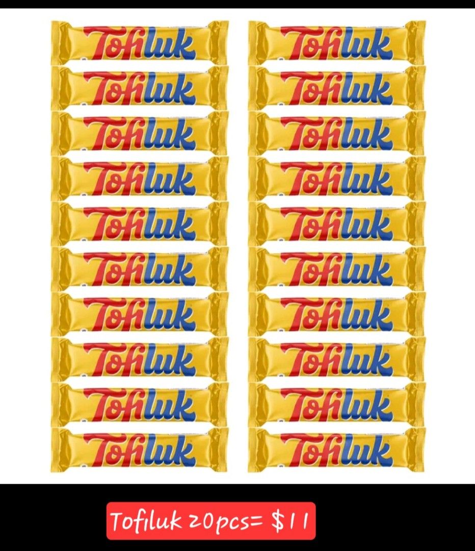 Tofiluk Chocolate Bars - 20 Pieces, Food & Drinks, Other Food & Drinks ...