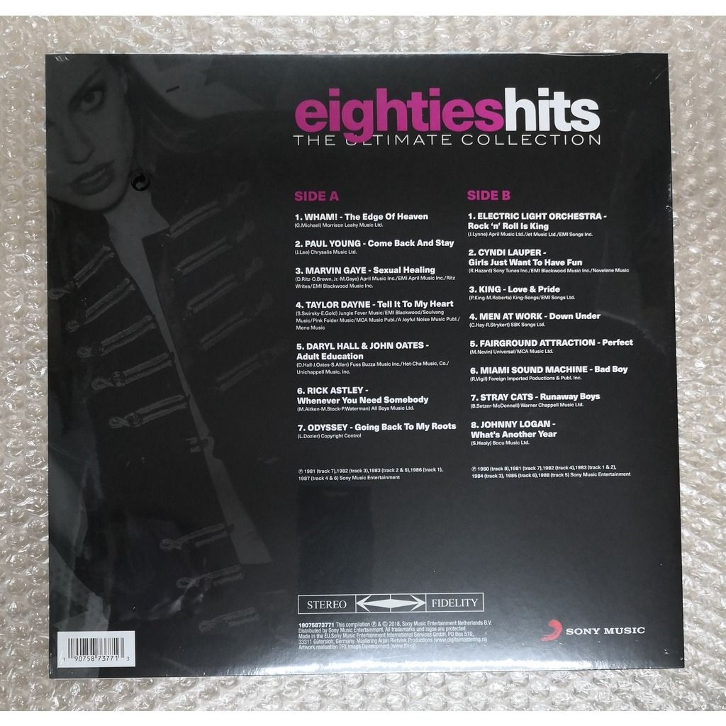 Various Artists - Eighties Hits - The Ultimate Collection ( Vinyl / LP ) EU Press [ Wham Paul ...