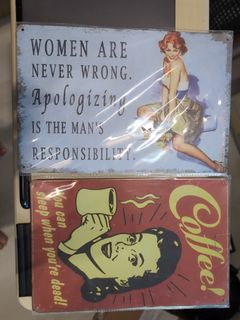 Coffee sign For Sale | Vintage Collectibles | Carousell Singapore