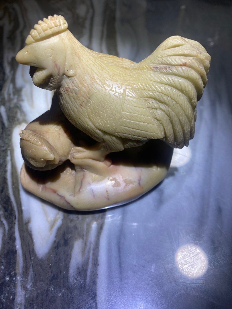Vintage Stone Rooster Figurine12c m, Hobbies & Toys, Toys & Games on ...
