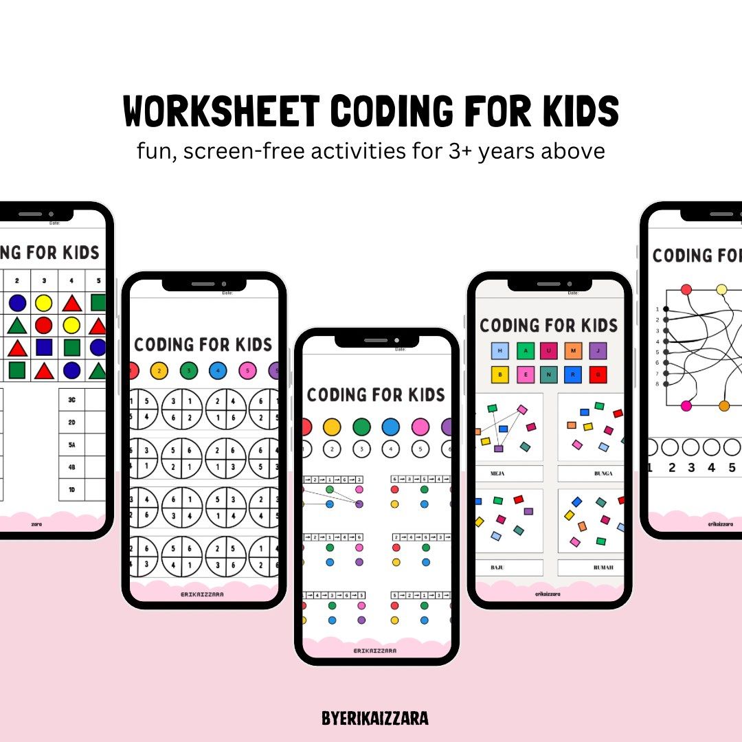 Worksheet Coding for Kids, Hobbies & Toys, Books & Magazines, Children ...