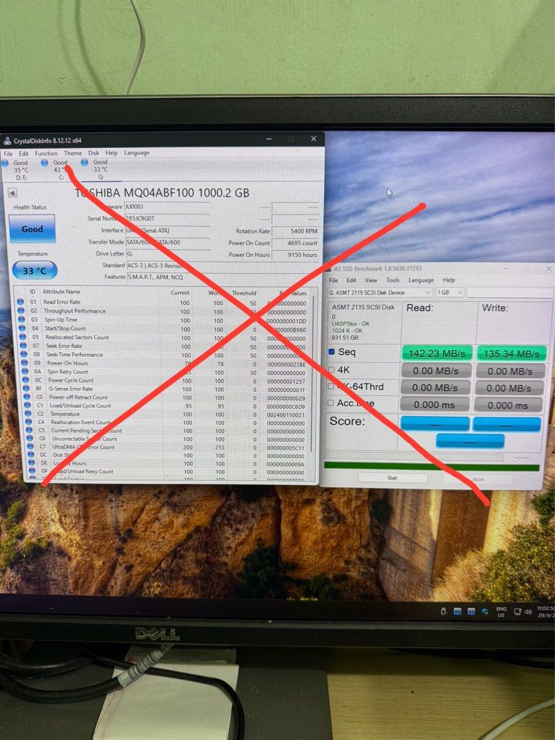 2.5" SATA HDD Toshiba 500GB, 1TB, Seagate 500GB, Fujitsu 320GB ...
