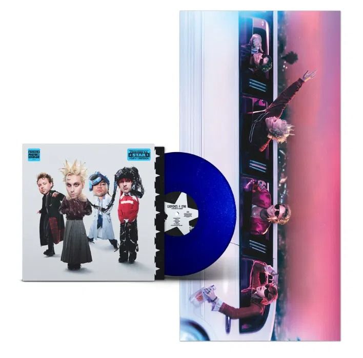 5 Seconds of Summer = Everyone's a Star! (Cobalt Blue Glitter/Neon Pink ...