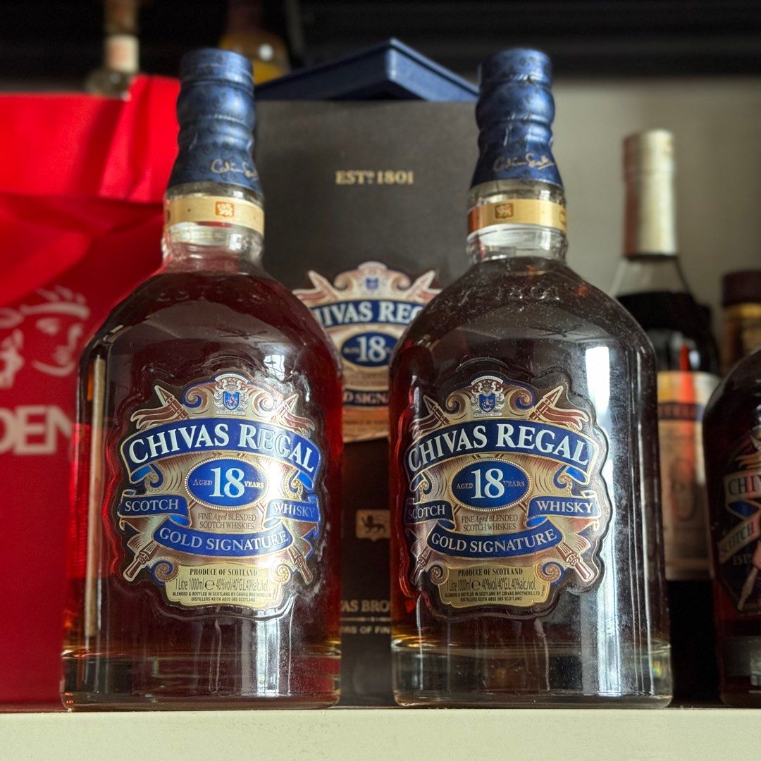 🥃 1L Chivas Regal 18 Gold Signature Vintage Bottling whisky, Hobbies ...