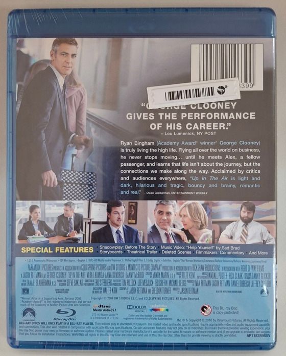 [全新] (型男飛行日誌) BD 藍光碟 英語 中英文字幕 Jason Reitman(傑森雷曼), George Clooney(喬治克隆尼 ...
