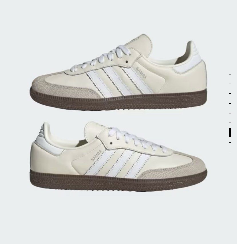 Adidas Samba Cream White, Women's Fashion, Footwear, Sneakers on Carousell