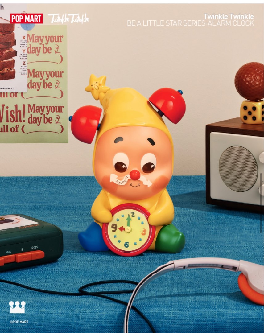 Authentic popmart twinkle twinkle be a little star series alarm clock ...