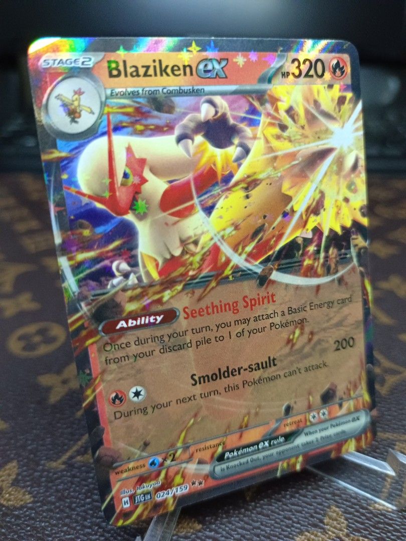 Blaziken ex - 024/159 RR (Journey Together) Pokemon Card 2025, Hobbies ...
