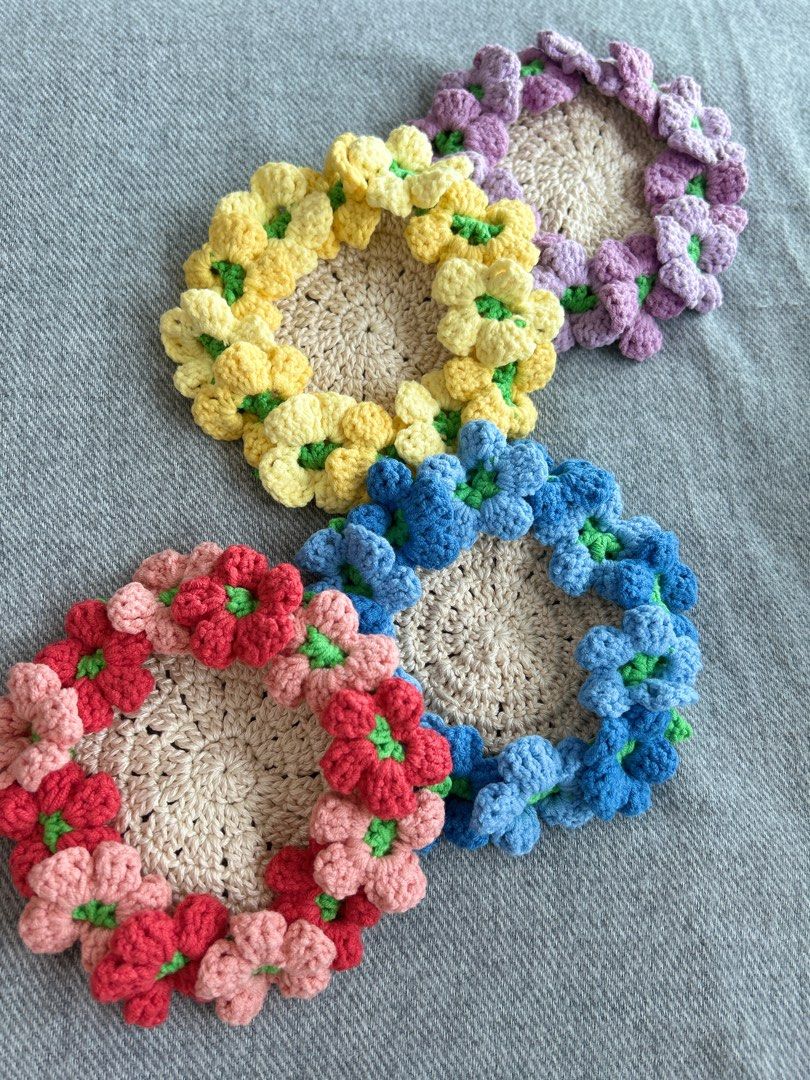 Bloom Coasters , Hobbies & Toys, Stationery & Craft, Handmade Craft on ...