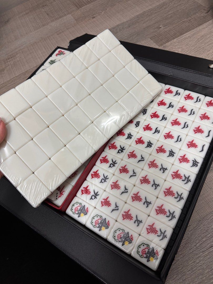 Brand New Mahjong Tiles Set in Ivory, Hobbies & Toys, Toys & Games on ...