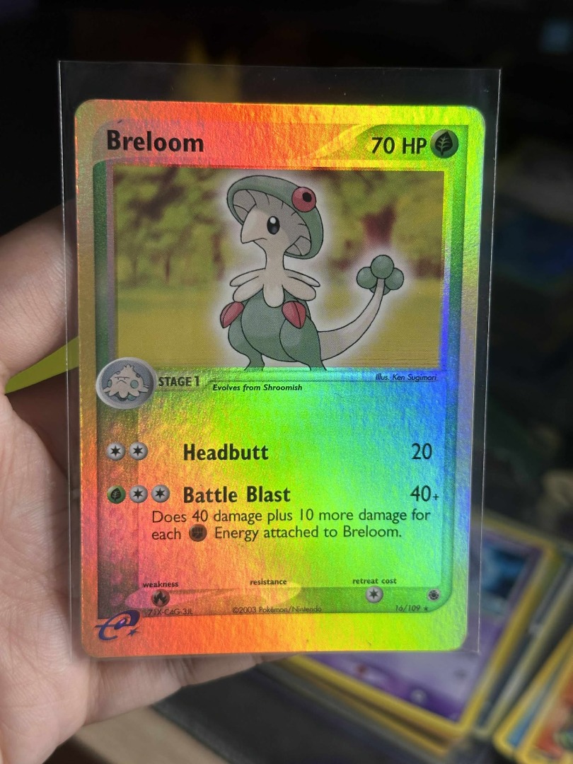 Breloom [Reverse Holo] #16 Pokemon Ruby & Sapphire, Hobbies & Toys ...