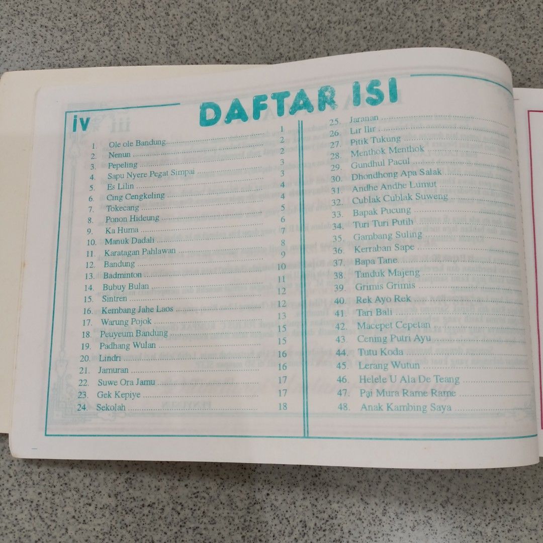 Buku lagu lagu rakyat untuk sekolah dasar dan lanjutan Muchlis BA Azmy ...