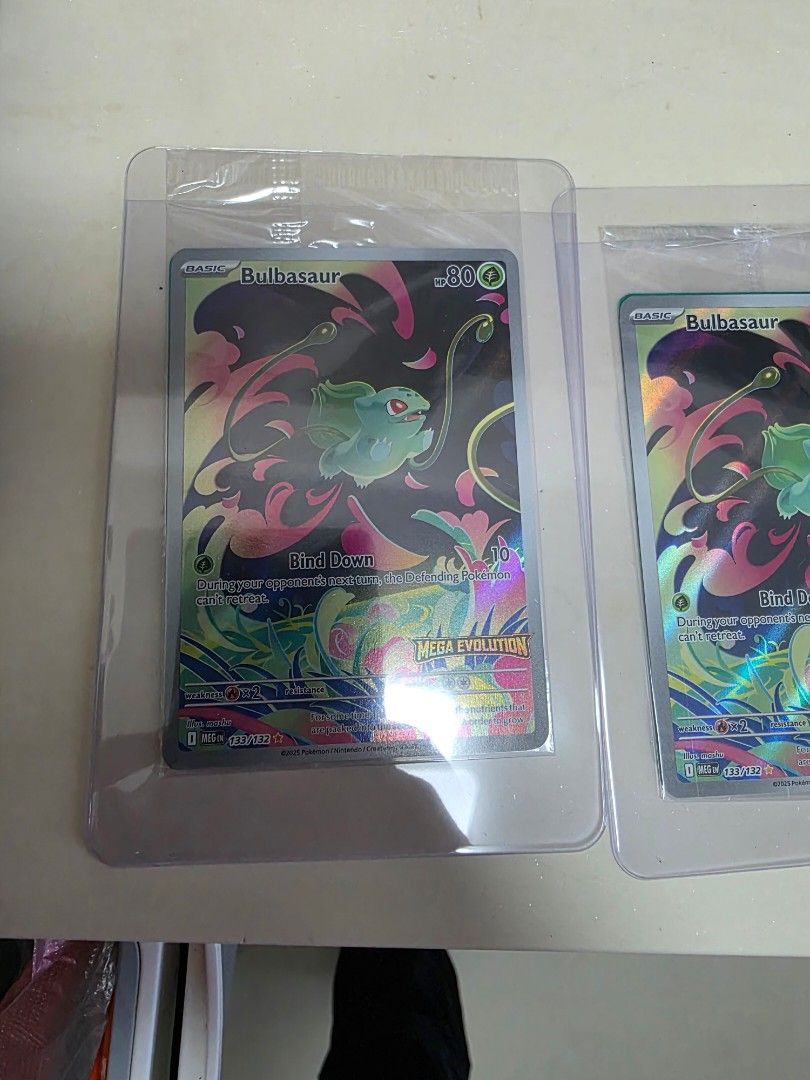 Bulbasaur Stamped Mega Evolution Pokemon Card, Hobbies & Toys, Toys ...