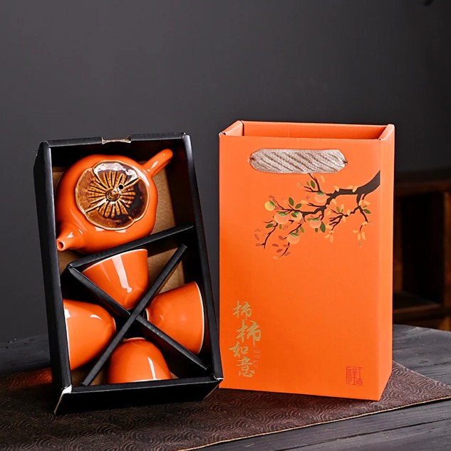 Ceremonial Chinese Tea Pot Set for Gift, Furniture & Home Living ...