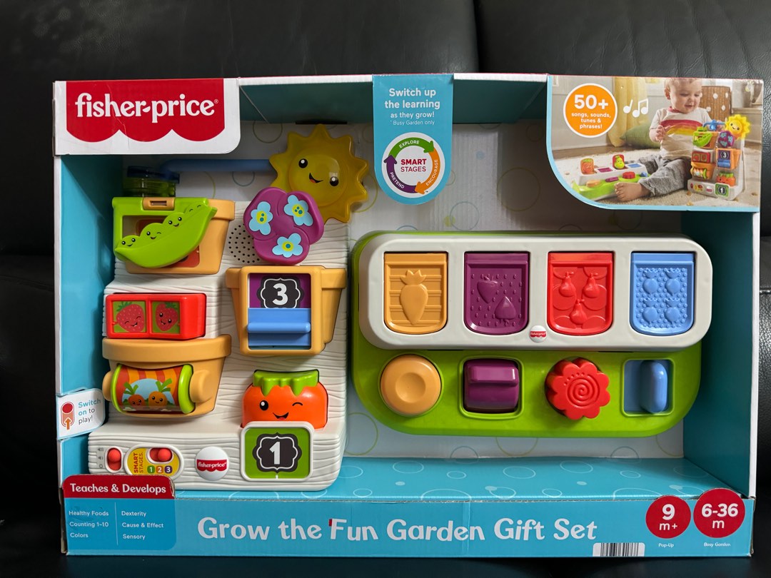 Fisher-Price Grow the Fun Garden Gift Set, Babies & Kids, Infant ...