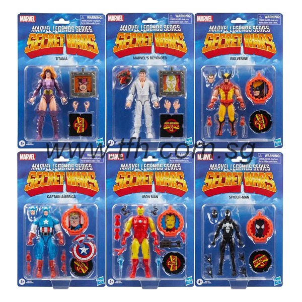 Hasbro Marvel Legends Series - Secret Wars - Carton of 6 (Beyonder ...