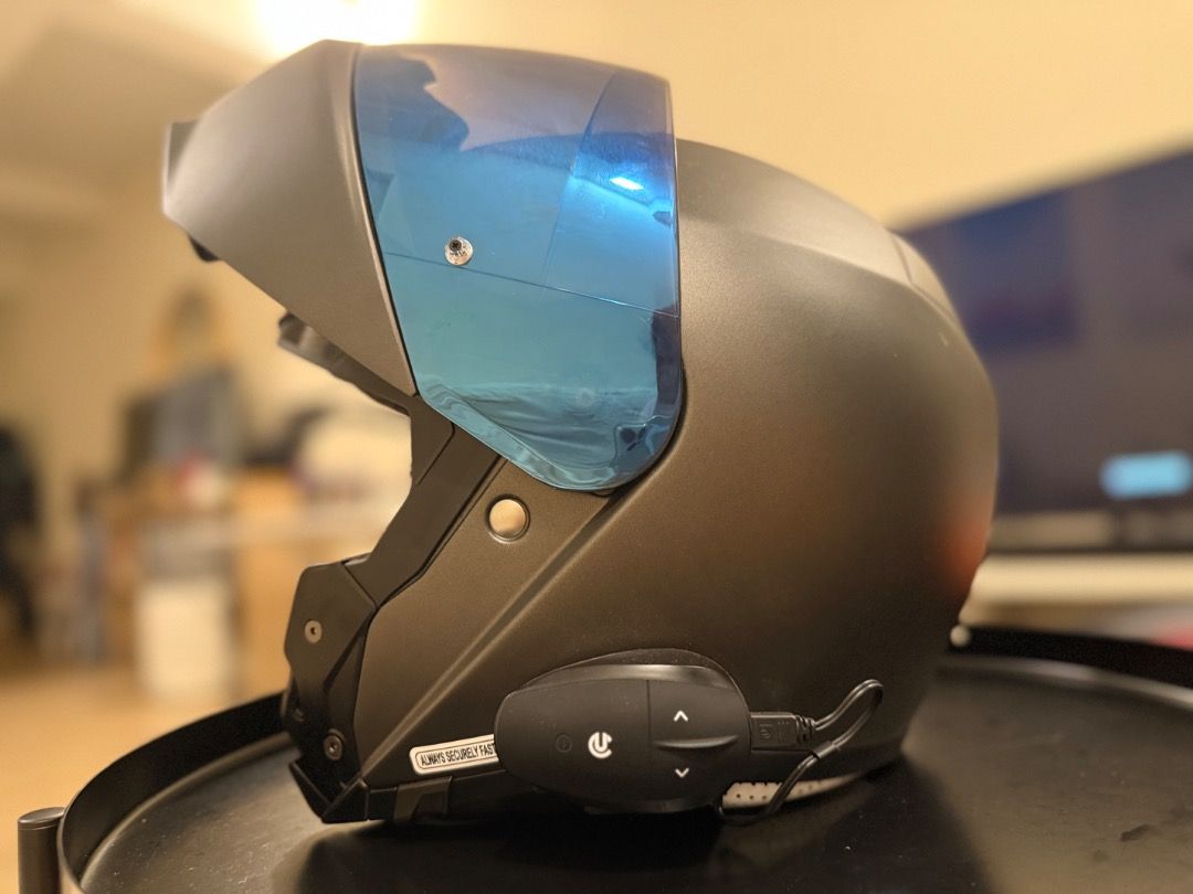 HJC RPHA 90S Helmet + Amp Go 4 Bluetooth Intercom (L), Motorcycles ...