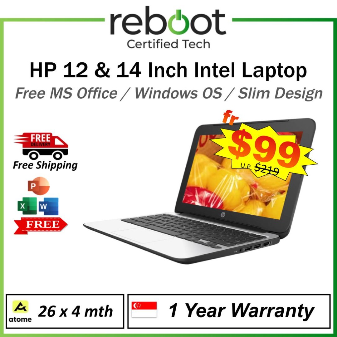 HP 12 Intel Laptop - HP Laptop - Ideal for All Users - Fast Wi-Fi ...