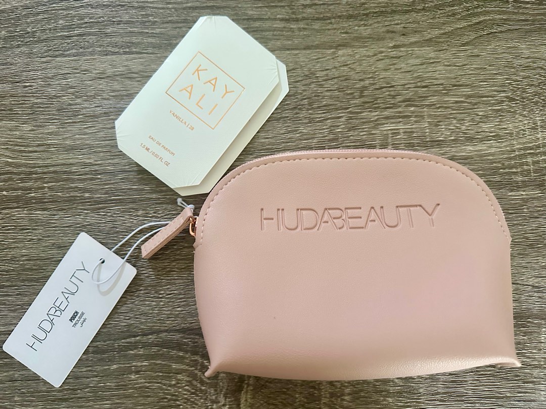 (Free with Purchase, see description) Huda Beauty Pouch with Kayali ...