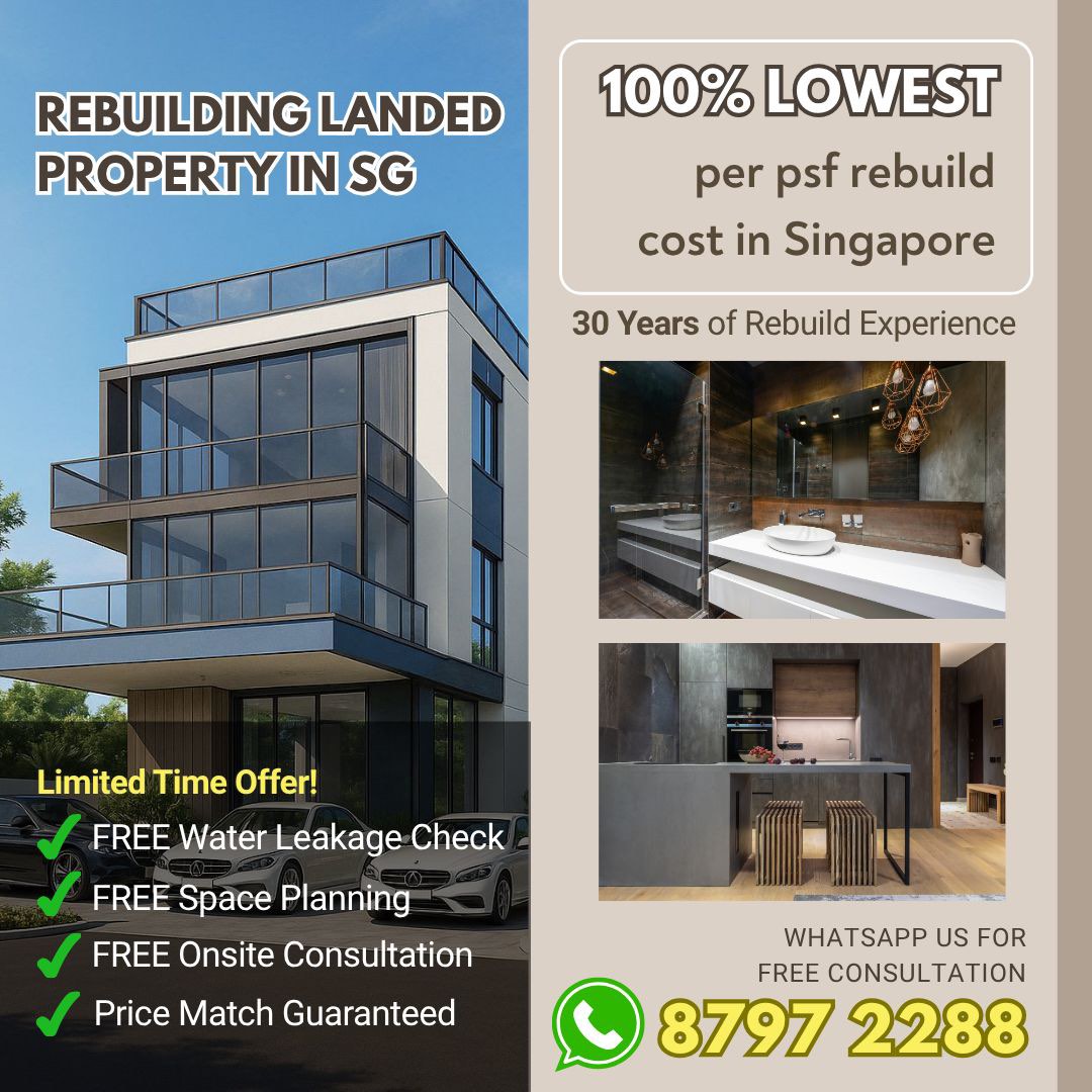 Landed house/ Home renovation/Home builder/Rebuilding landed, Home ...