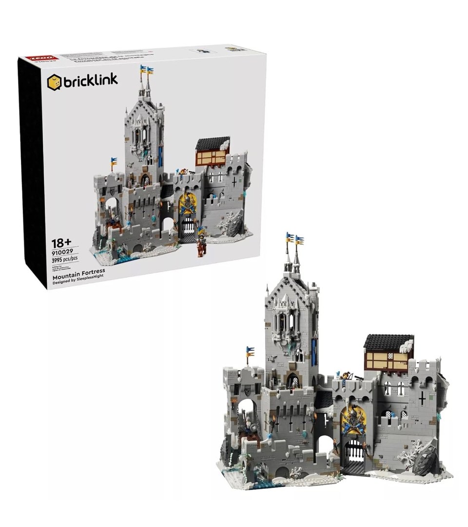 LEGO BrickLink 910029 Mountain Fortress Set, Hobbies & Toys, Toys ...