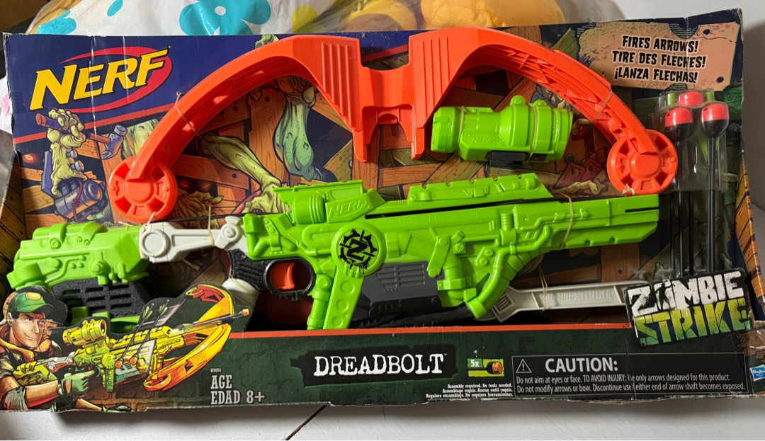 Nerf Zombie Strike Dreadbolt Bow, Hobbies & Toys, Toys & Games on Carousell