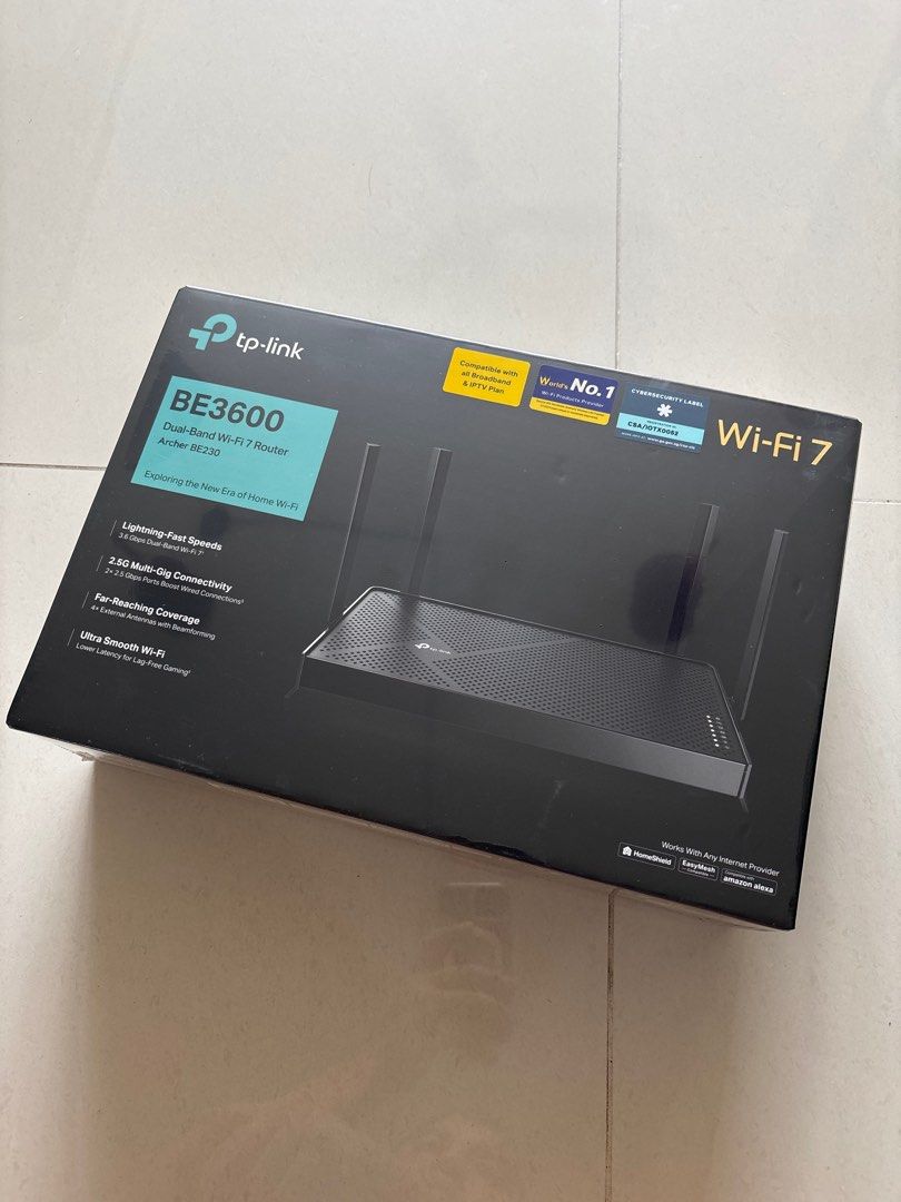 [NEW] TP-Link BE3600 Wifi 7 Router, Computers & Tech, Parts ...