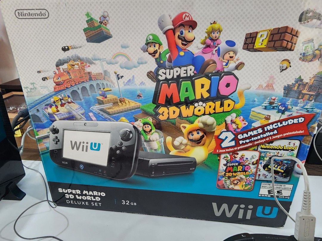 Nintendo Wii U Super Mario 3D World Deluxe Set, Video Gaming, Video ...