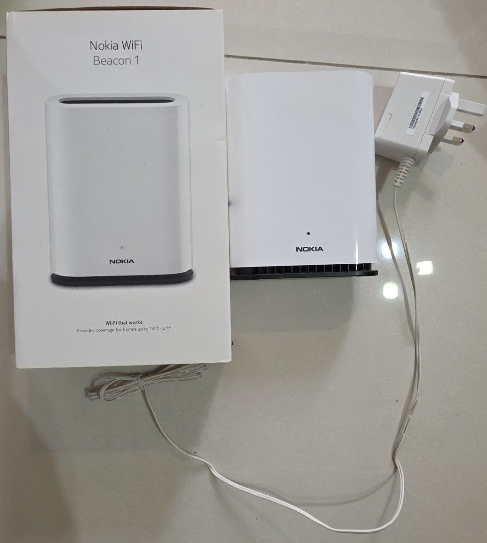 Nokia WiFi Beacon 1 - Wireless Router (total 2), Computers & Tech ...